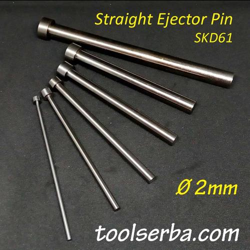 Jual Ejektor Pin D.2x200mm SKD61 Straight Ejector Pin Injection Mold ...