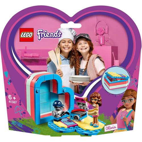 Jual LEGO Friends-41387 Olivia's Summer Heart Box Set Friend Olivia ...