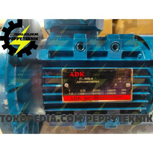 Jual Dinamo/Motor FLANGE ADK 1HP / 1PK (0.75kw) 1450 rpm 3 Phase B5 ...