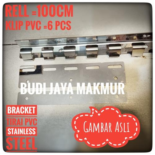 Jual Bracket Tirai Pvc Stainless Steel - Dengan Baut+Mur - Jakarta ...