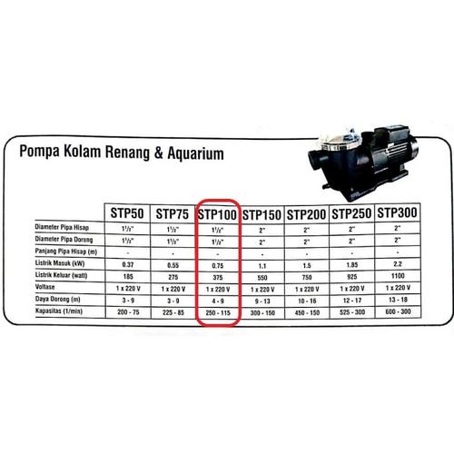 Jual venezia STP 100 pompa kolam renang swimming pool hidroponik - Kota ...
