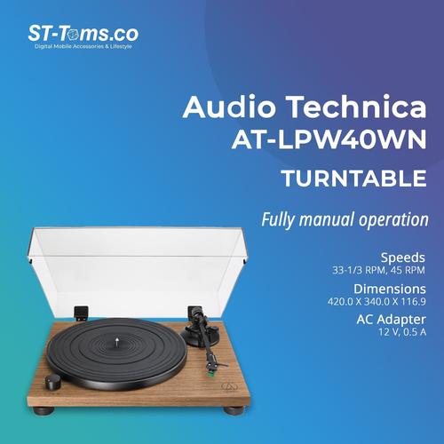 Promo Audio Technica AT-LPW40WN LPW40 WN LPW 40 WN Stereo Turntable Cicil 0% 3x - Jakarta Utara ...