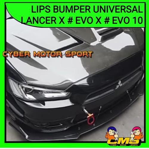 Jual Termurah lips bumper Lancer evo x. Front lips lancer ex. winglet ...
