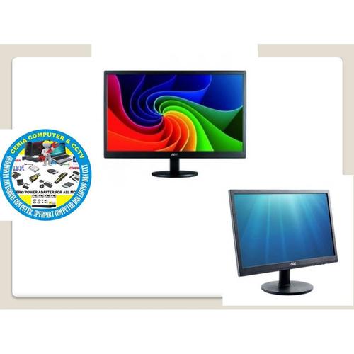 Jual MONITOR COMPUTER KOMPUTER PC LED AOC E1670SW 15 6 IN MURAH ...