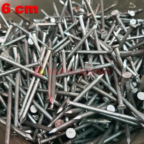 Jual Paku Kayu 2 1/2" 6 cm 500 gram / Paku Biasa Papan Triplek - Kota ...