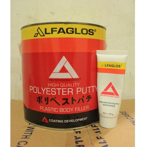 Jual Dempul Alfaglos 3kg + Obat Hardener Polyester Putty - Kota Malang ...