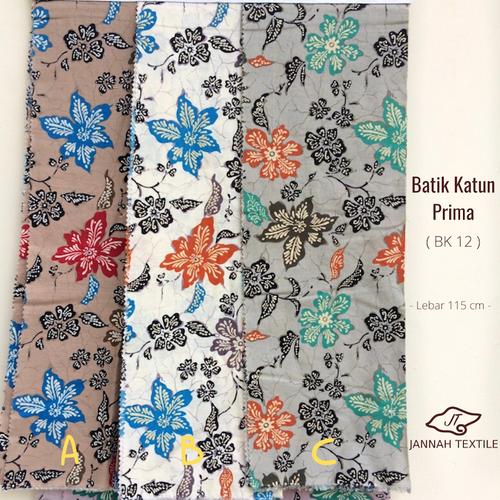 Jual BEST Kain Batik Katun Prima Printing Untuk Kemeja & Kebaya BK12 ...