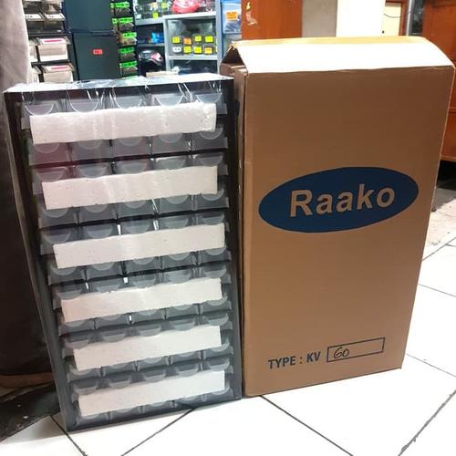 Jual Rak Komponen 24 Slot/Laci Frame Besi - Abu2 Rak Spare Part Racco ...