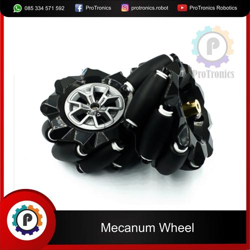 Jual Mecanum Wheel Omnidirectional Robot 1 Set (L + R) With Coupling ...