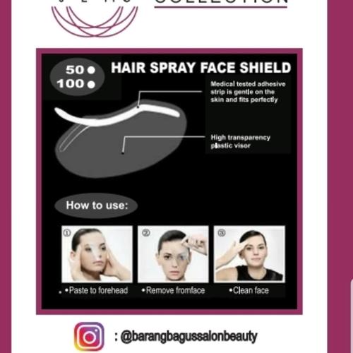 Jual new normal alat salon hair spray face shield eye protector 50pcs ...