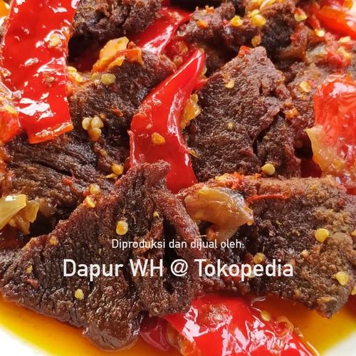 Jual Dendeng Sapi Balado Dapur WH (Batokok - Cabe Merah) 1/2 KG ...