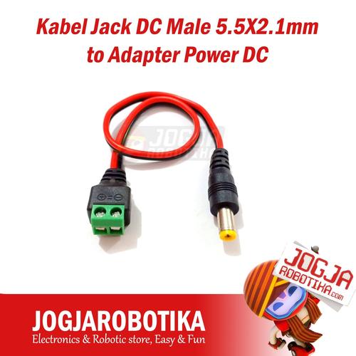 Jual Kabel Jack DC Male 5.5X2.1mm to Adapter Power DC - Kab. Sleman ...