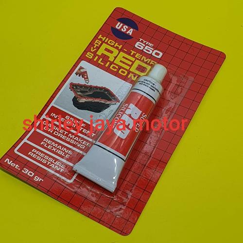 Jual LEM HIGH TEMP SILICONE RED RTV TYPE 650 - Kab. Tangerang - shirley ...