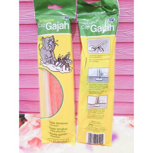 Jual Lem Lalat Cap Gajah Stick (12 Tangkai) Original 100!% - Jakarta ...