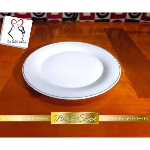 Jual Piring Makan Keramik Ceper JM 10 inch (25,5cm) List Emas - Jakarta ...