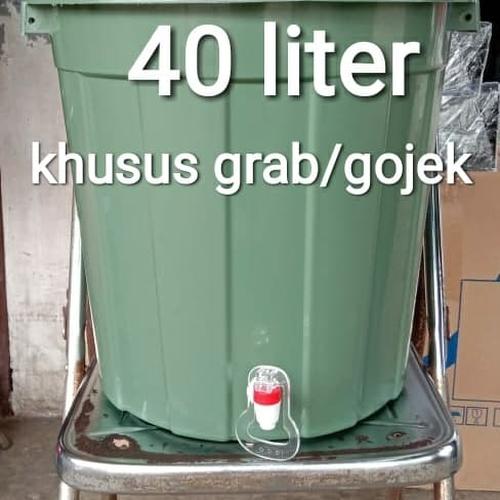 Jual Ember keran 40 liter/Ember Wudhu/tong kran/ember kran 40liter ...