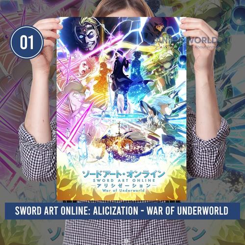 Jual Poster Anime Sword Art Online: Alicization WOU Lengkap Size A3 ...