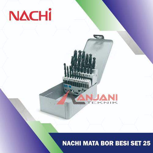 Jual NACHI MATA BOR BESI SET 25 pcs 1-13 mm x 0.5 HSS DRILLS 25pcs 1mm-13mm - Kota Surabaya ...