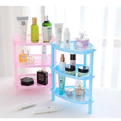 Jual 1018 Rak Plastik Mini Serbaguna 3 Susun Sudut Ruangan- Segi Empat ...