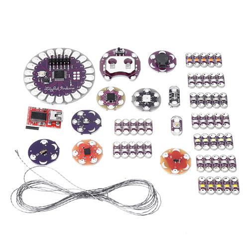 Jual Alat LilyPad Kit Wearable Electronic LED and Sensor Kit ...