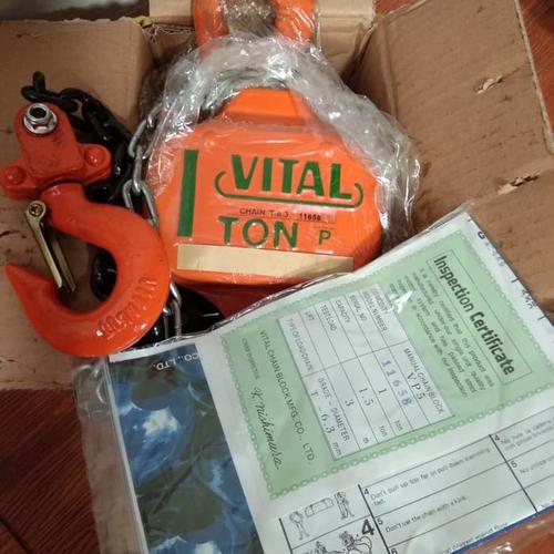 Jual Chain block Vital 1 ton x 15 M - chain block hoist high vital ...