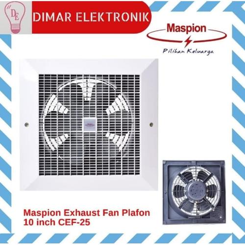 Jual Exhoust Fan Plafon MASPION CEF 25 (10") - Kota Bekasi - Dimar ...