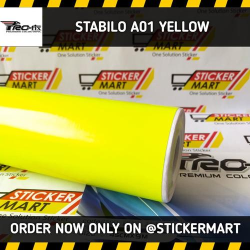 Jual Sticker Stiker PROFIX Motor Dekorasi Warna Stabilo Kuning hijau ...