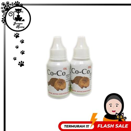 Jual Co co Oil Cat Coco Oil Anti Bulu Rontok Botak Pitak Untuk Kucing ...