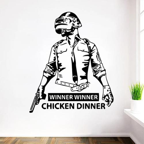 Jual Wall Sticker PUBG Stiker Dinding Tembok Kaca Kantor Rumah Murah ...