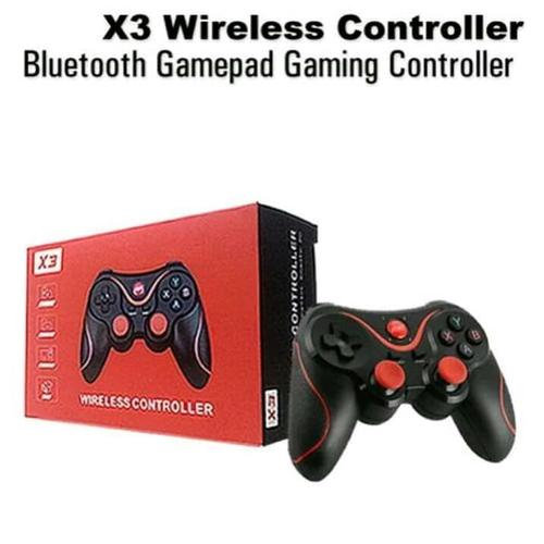 Jual gamepad Bluetooth X3 WIRELESS CONTROLLER JOYSTICK - Merah ...