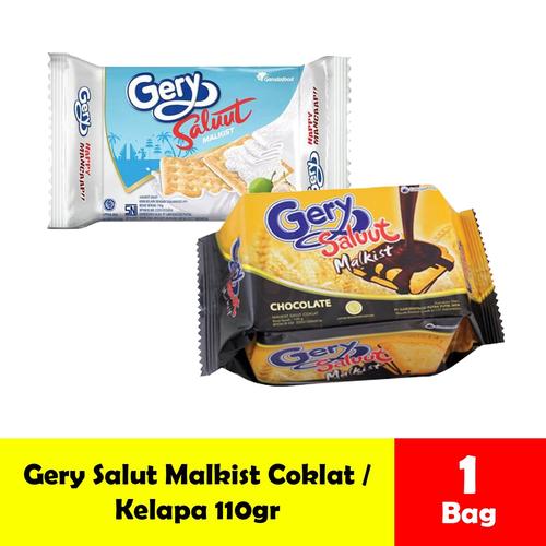 Jual Gery Saluut Malkist Coklat / Kelapa 110gr | GO-SEND BISA - Coklat ...