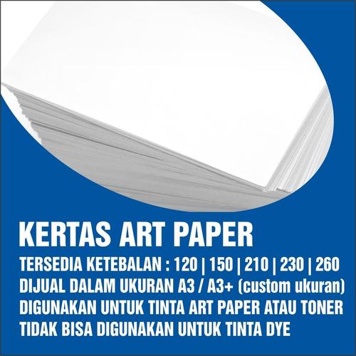 Jual Kertas Art Paper A3 / A3+ 120 gsm 500 lembar / pak - Kota Surabaya ...