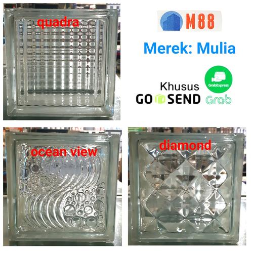 Jual Glass Block Mulia per BUAH - Diamond, Quadra, Ocean View - 21 01 ...