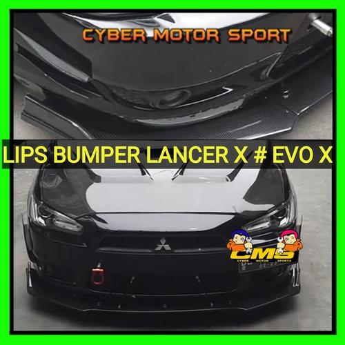 Jual Terlaris lips bumper lancer X. EVO X. EVO 10. body kit wide body ...
