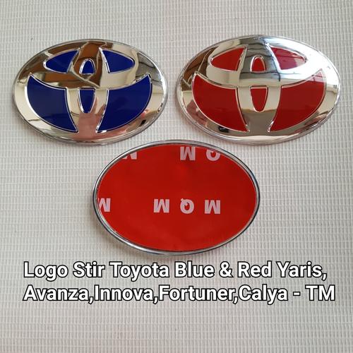 Jual Emblem Logo Stir Toyota Red Innova Fortuner Avanza Yaris Vios ...