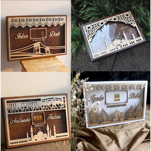 Jual FRAME MAHAR LANDSCAPE 30X20 / FRAME MAHAR PERNIKAHAN - Jakarta ...