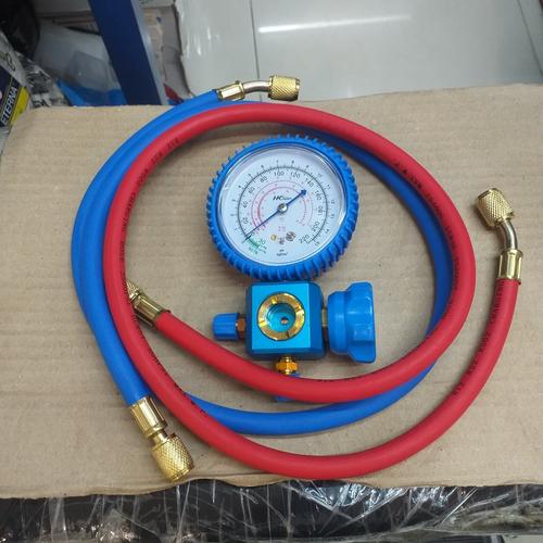 Jual Manifold AC Single R22 R134 + selang / alat pengisian freon AC ...