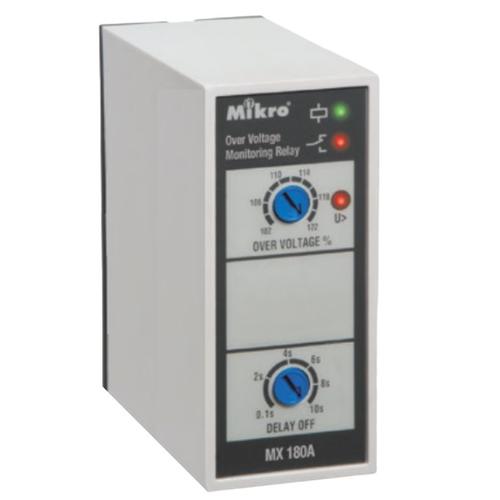 Jual Relay Mikro MX180A Over Voltage Relay 3 Phase/ Mikro Relay ...