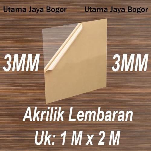 Jual Akrilik (Acrylic) Lembaran 3 MM - Ukuran Potongan 1 x 2 M - Kota ...