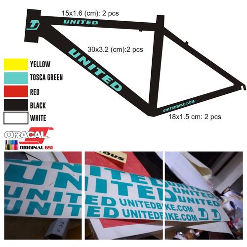 Jual Stiker sepeda UNITED cutting Sticker Vynil Decal - Putih - Kota ...