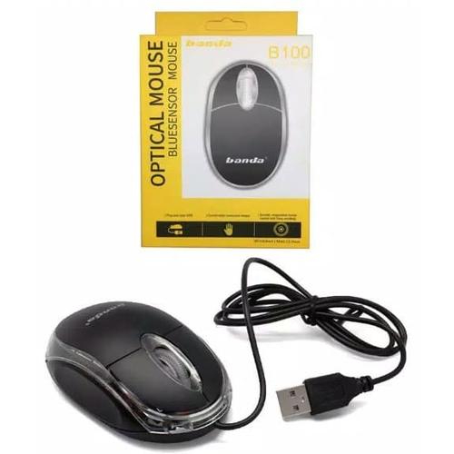 Jual B100 Mouse USB Kabel Banda dengan Lampu - Warna Random - Jakarta ...