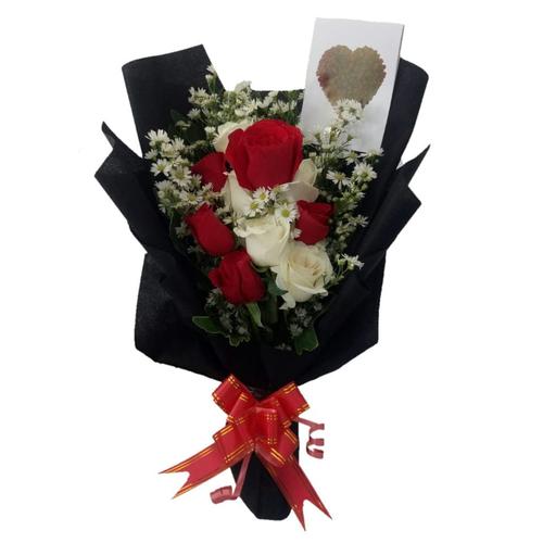 Promo bucket bunga mawar asi hadiah wisuda bunga bucket kado ulang ...