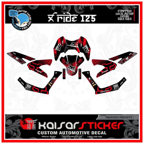 Jual sticker decal yamaha X Ride 125 Fox Full Body - Kota Bandung ...