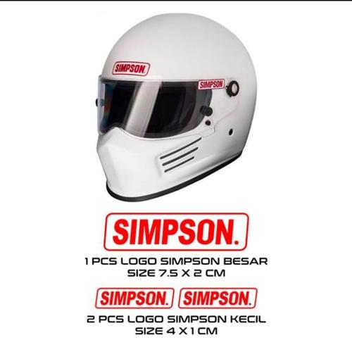Jual STICKER CUTTING STIKER HELM LOGO SIMPSON SATU SET - Kab. Tangerang ...