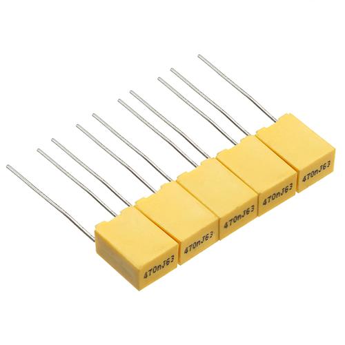 Jual 250pcs 1nF-0.47uF 10 Value Polypropylene Plastic Film Capacitor ...