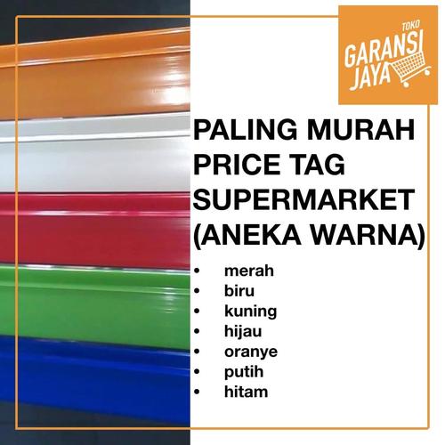 Jual Label Harga MURAH Rak Supermarket (Aneka Warna) - Kota Surabaya ...
