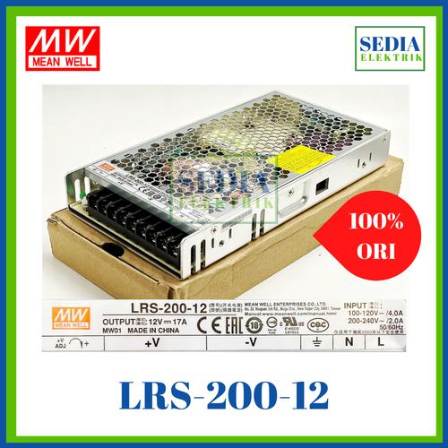Jual POWER SUPPLY MEAN WELL LRS-200-12 LRS 200 12 LRS200 12 LRS20012 - Kota Cimahi - Sedia ...