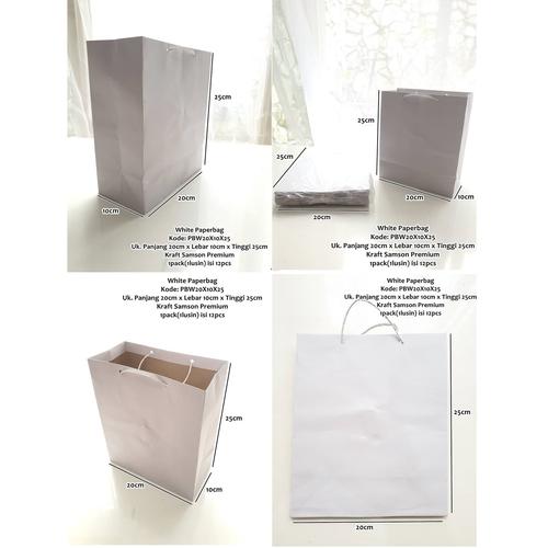 Jual Tas Kertas Paper bag 20X10X25 Serbaguna Merchandise Goodiebag ...