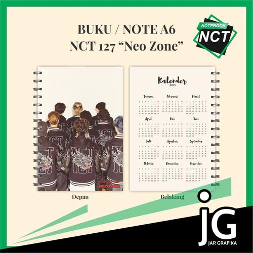 Jual NCT127 NOTE BOOK A6 BUKU CATATAN KALENDER-NEO ZONE - Kab. Bandung ...