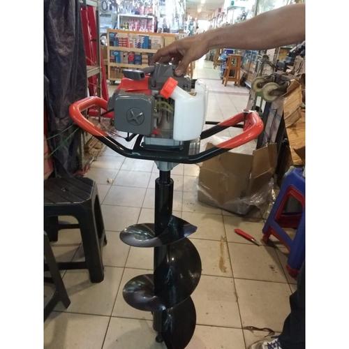 Jual Bor tanah earth auger Faw-vw 52cc dengan mata bor 4inch. Bor ...